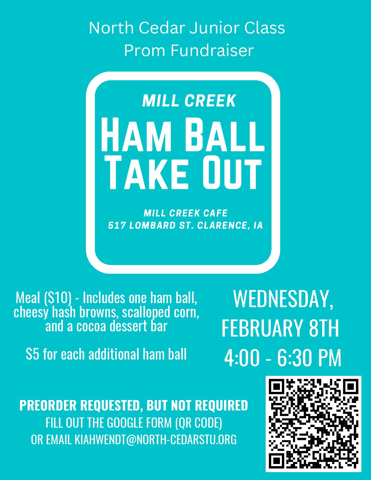 Junior Class Prom Fundraiser – North Cedar Community School District