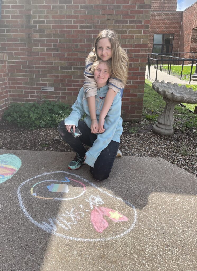 I-STEP “Chalked the Walk” – North Cedar Community School District