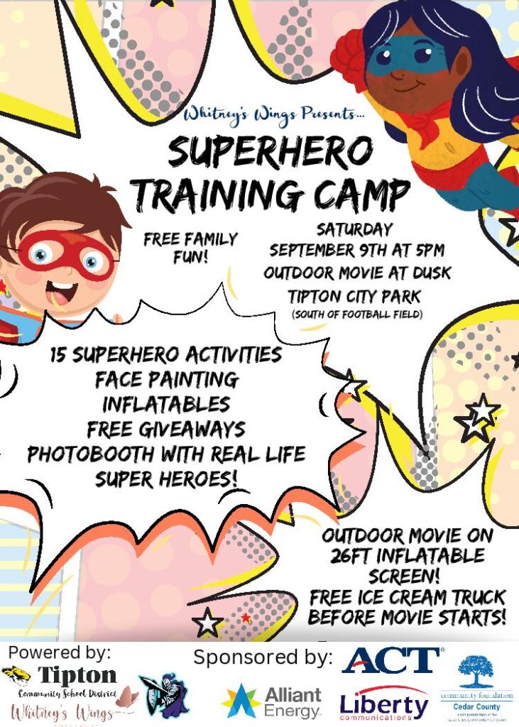 Superhero Training Camp – North Cedar Community School District